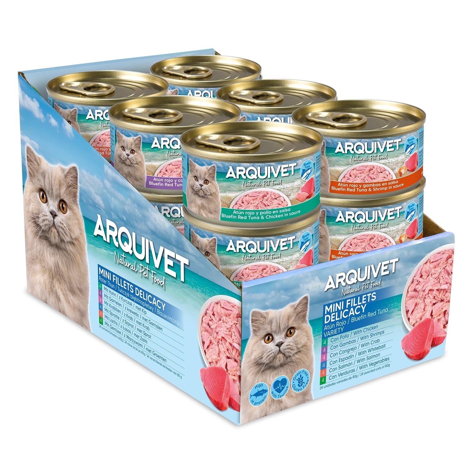 Rasca y Brinca - Arquivet Multipack Latas de Atún Rojo